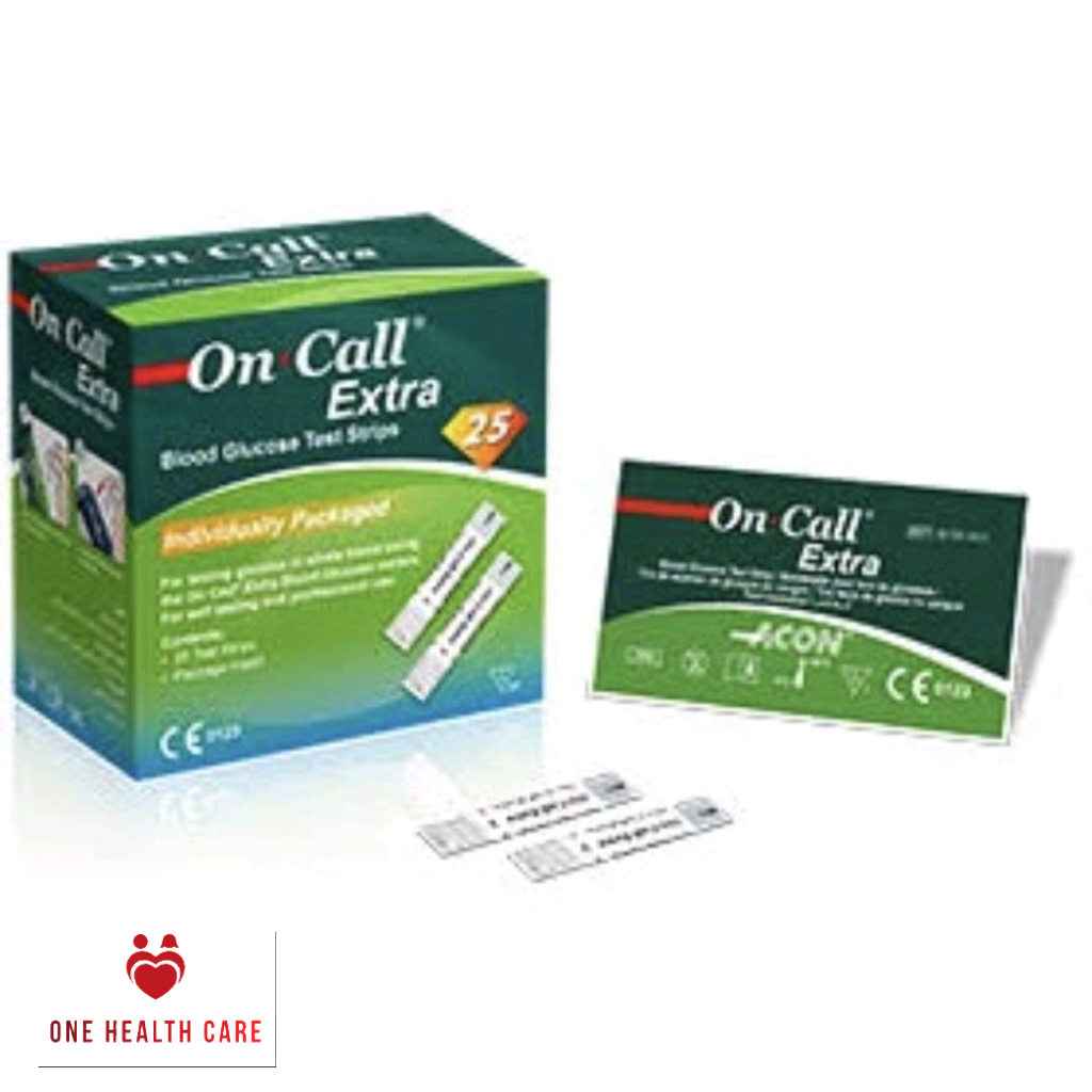 ACON On Call Extra Blood Glucose Test Strip (EXP 3/2026) 25's/50's ...