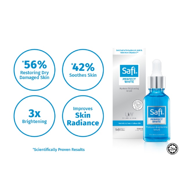 SAFI Perfect White Hyaluron Brightening Serum 30ML | Shopee Malaysia