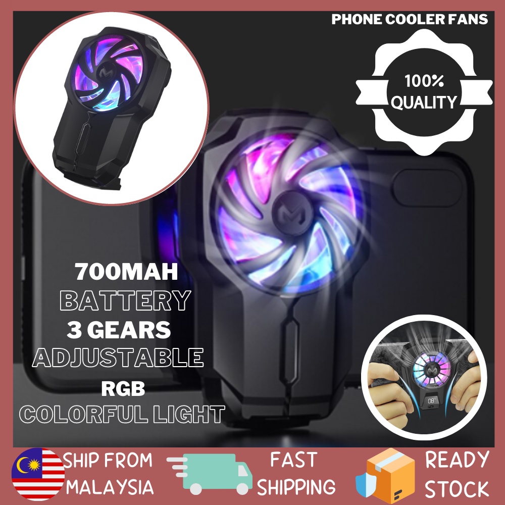 🔥READY STOCK🔥 ZEROPITA Mobile Game Cooler Phone Phone Gaming Fan Cooler ...