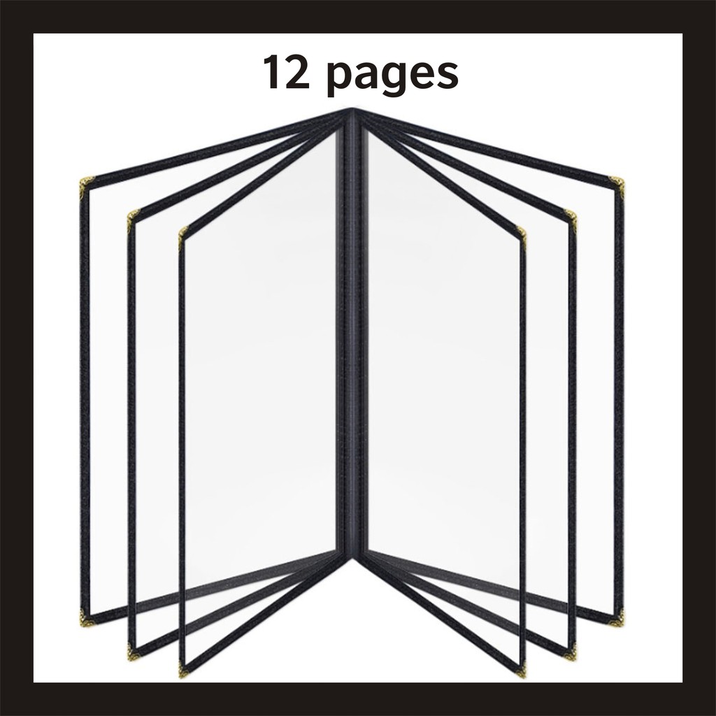 DIY Restaurant A4 Menu Covers | Cafe Transparent Clear Menu Pocket ...