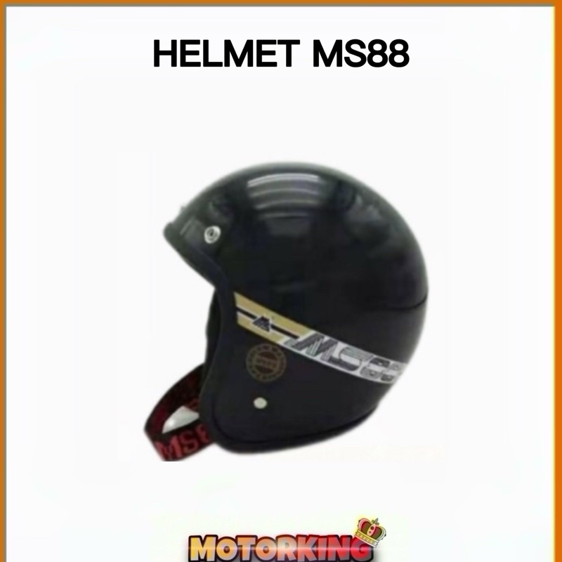 100% ORIGINAL HELMET MS88 LEGEND HIGH QUALITY BIRU HITAM PUTIH MERAH ...