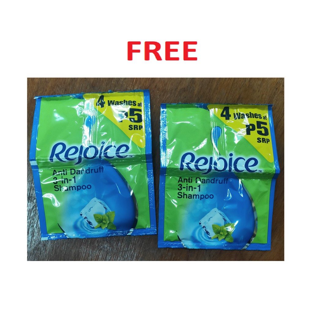 Rejoice Shampoo 600ml FREE Rejoice Anti Dandruff Shampoo Sachet 16ml ...