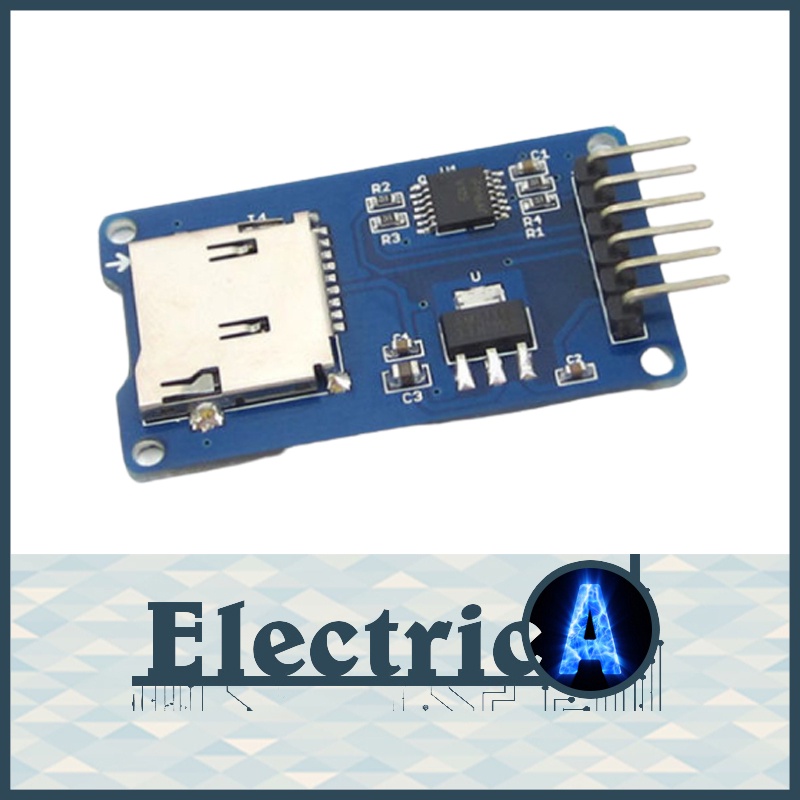Arduino SPI ICSP interface Micro SD Card Adapter Reader Module | Shopee Malaysia