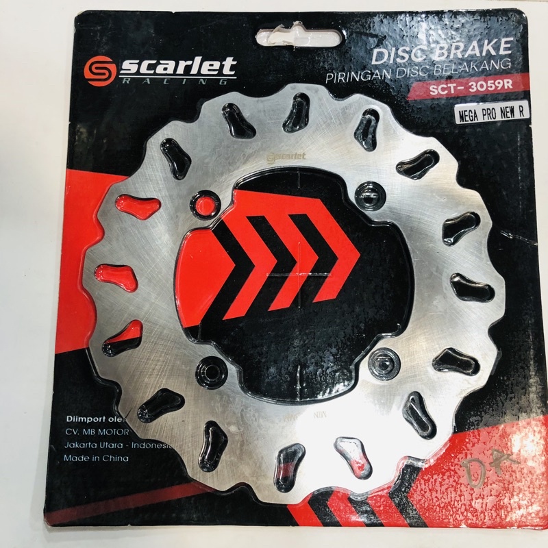 Scarlet RACING REAR DISC BRAKE DISK ORIGINAL CBR 150 CB 150 MEGAPRO ...