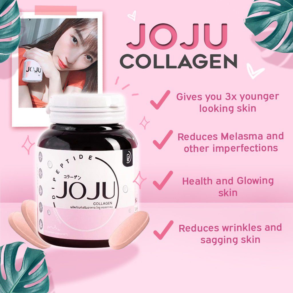 Thailand JOJU Collagen CL COLLAGEN Beauty Dietary Supplement Flawless Skin Kulit Cantik 100% ...