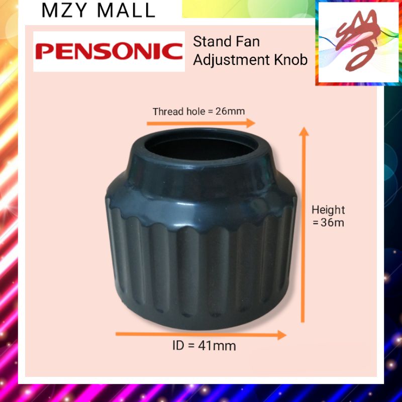 Spare Parts [Original] Pensonic Stand Fan Adjustment Knob PSF-45B PSF ...