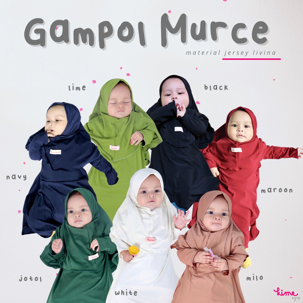Girls' Gamis, MURCE baby Gamis - Kimehijab | Shopee Malaysia