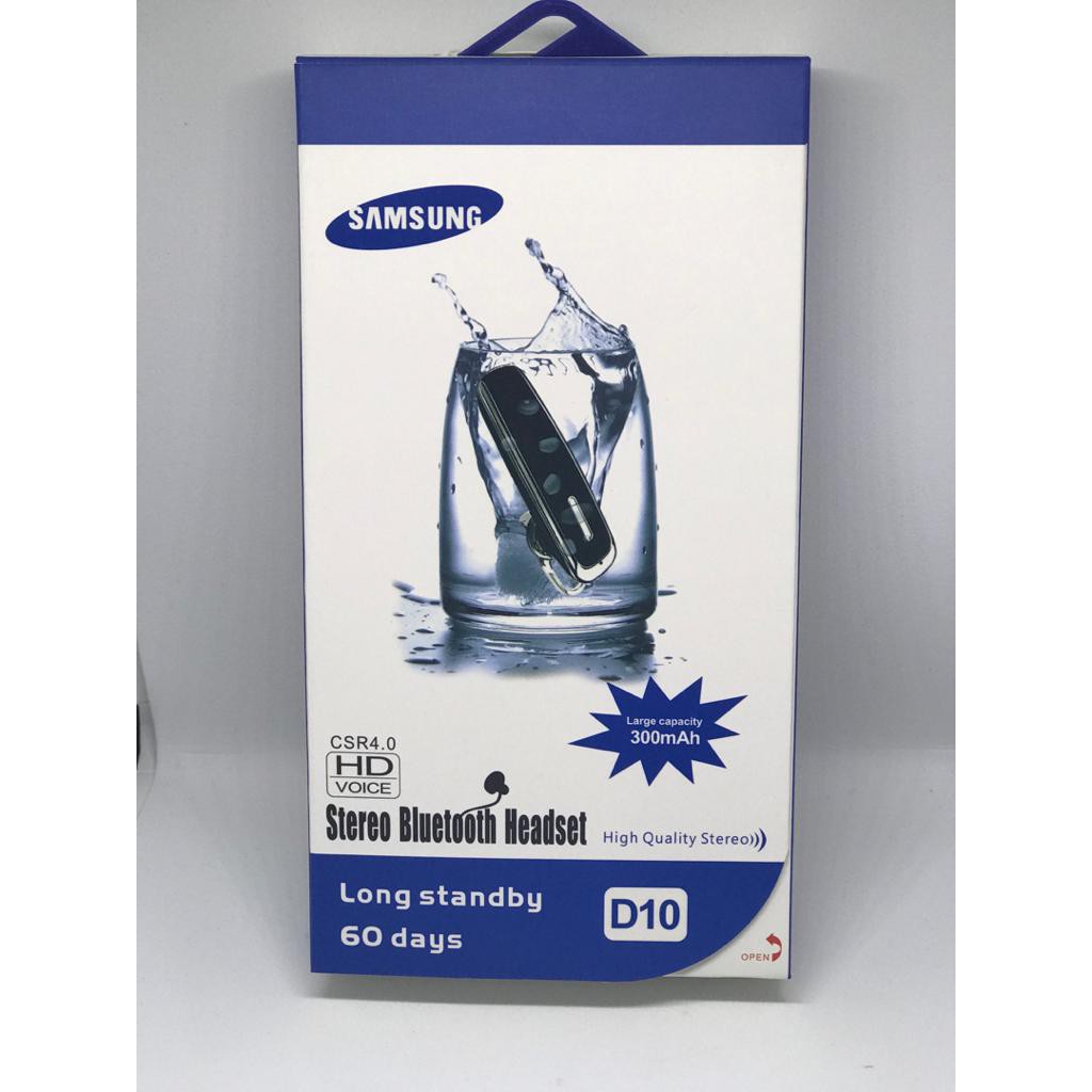 Original Samsung D10 Water Proof Wireless Bluetooth 4.1 Earphone Long ...