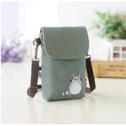 [READY STOCK] TOTORO HANDPHONE POUCH MINI SLING BAG & WRISTLETS 2 IN 1 ...