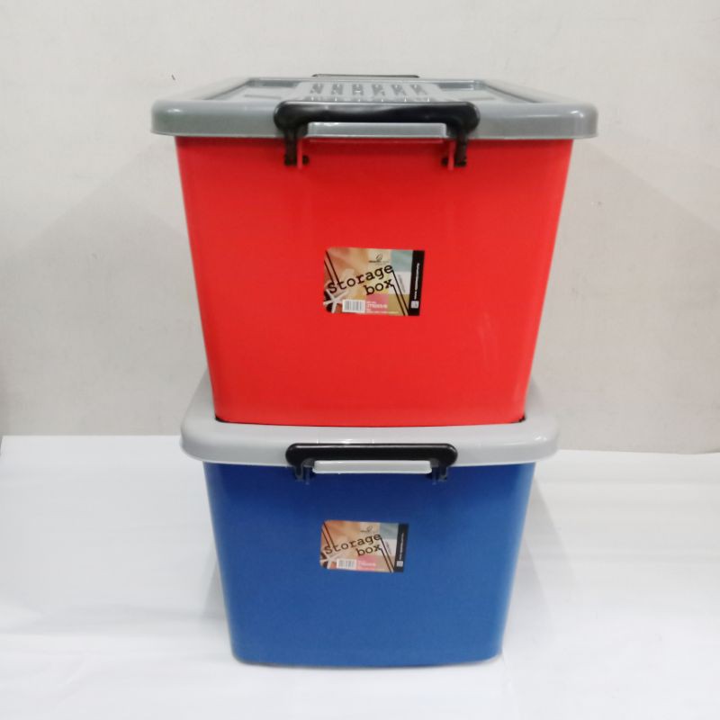 AppleLady Storage Box 55L With Wheel 5033B / Bekas Simpanan ...