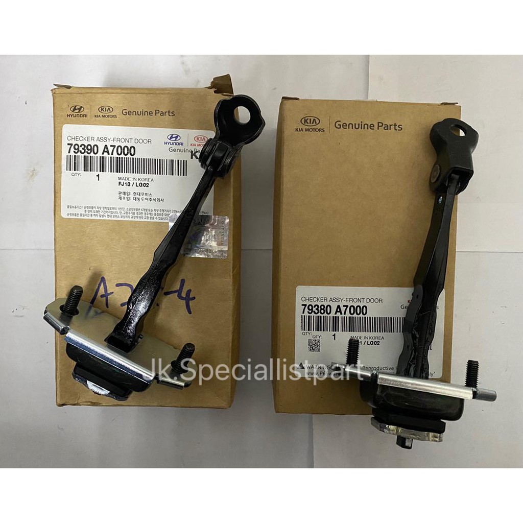 DOOR CHECKER FRONT LEFT RIGHT GENUINE PART (ORIGINAL) [79380-A7000 ...