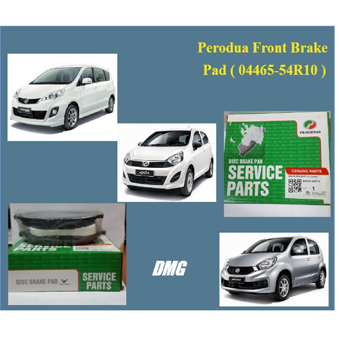 Perodua Myvi Lagi Best Axia Bezza 2011-2017 Front Disc Brake Pad ...
