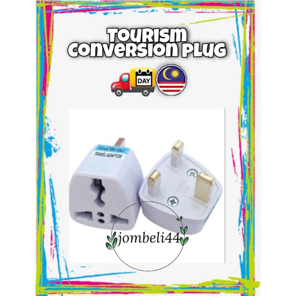 Preferred 🥳🥳 Tourism Conversion Universal UK 3 Pin Travel Plug Socket ...
