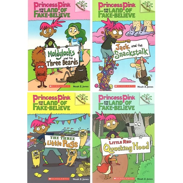 PRINCESS PINK AND THE LAND OF FAKE-BELIEVE (Set of 4 books) | Shopee ...