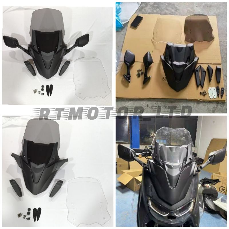 YAMAHA NMAX V2 FRONT FACE COVER SET MODY TO TMAX NMAX155 NMAX2020 ...