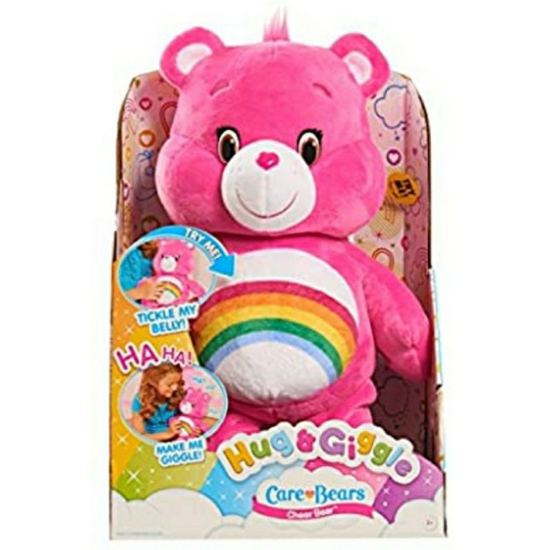 Just Play Care Bears Hug & Giggle Feature Cheer Plush | Shopee Malaysia