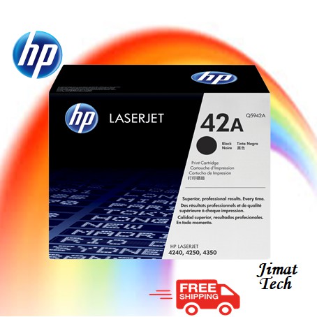 HP Q5942A / 42A Original Mono Black LaserJet Toner Cartridge | Shopee ...