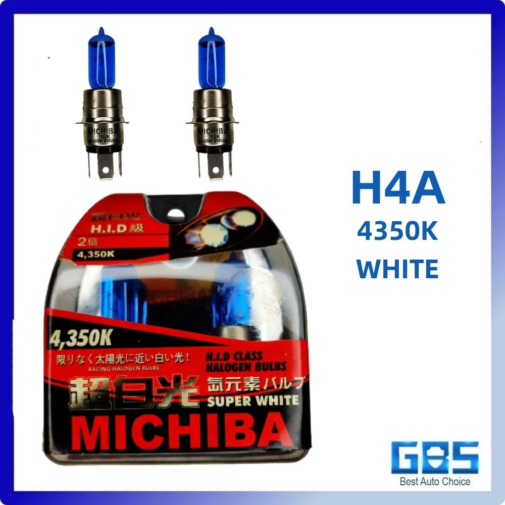 GBS CAR LED MICHIBA H4 12V HIGH POWER CAR HALOGEN BULBS CAR HEADLAMP ...