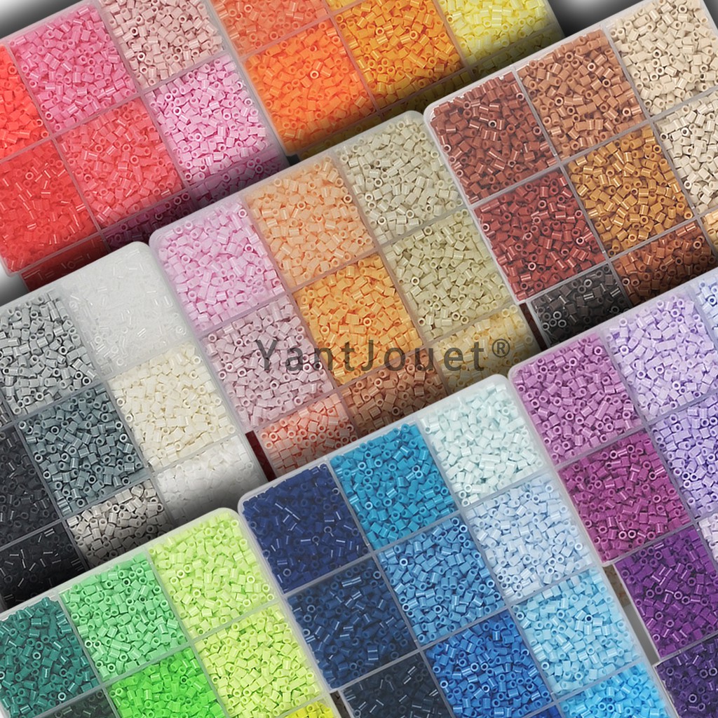 15color 2.6mm Perler Beads Mini Beads Color Set 650PCs Hama Beads ...