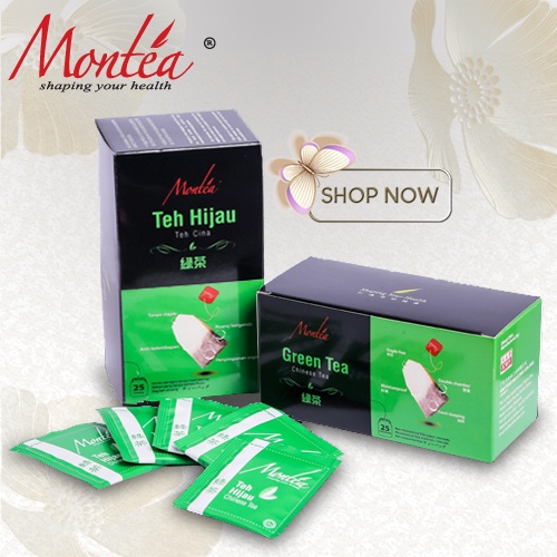 Montea TLJ305 Green Teabags (2g x 25's) | Shopee Malaysia