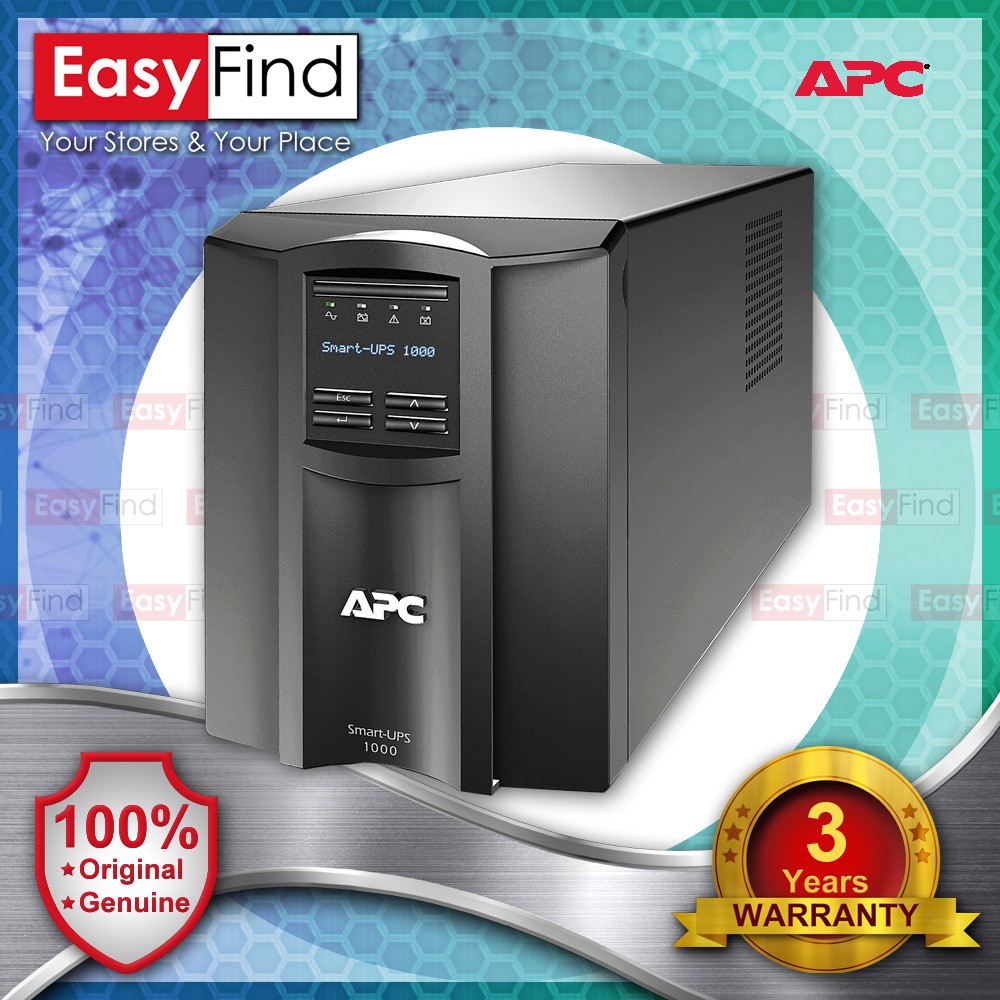 APC SMT1000IC Smart-UPS 1000VA LCD 230V with SmartConnect | Shopee Malaysia