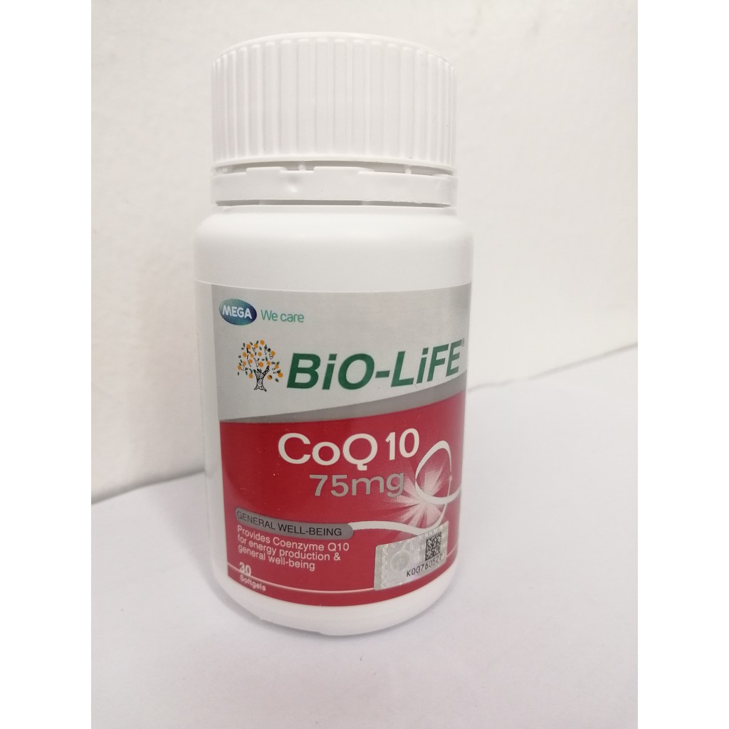 BiO-LiFE CoQ10 75mg (30's & 4x30's) | Shopee Malaysia