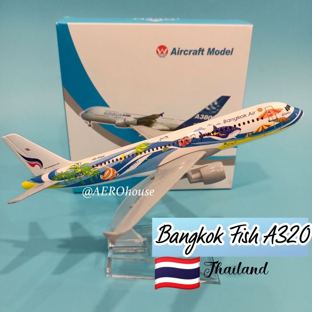 Latest Aeroplane/144 Aircraft Model- Bangkok Fish A320 (Thailand ...