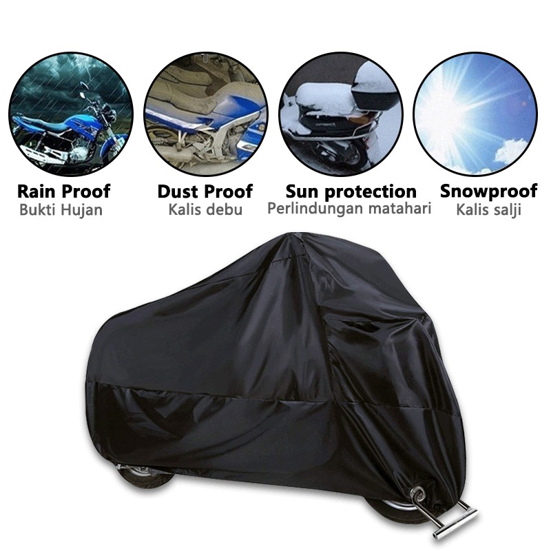 🔥【ready stock】🔥5 Size Waterproof Motorcycle Motor Bike Scooter Cover ...
