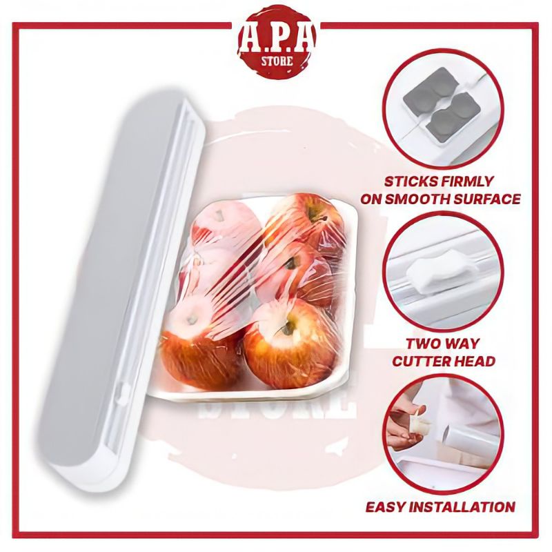APA Food Wrapping Plastic Food Wrap Cutter Box Food Wrapping Film Cling ...