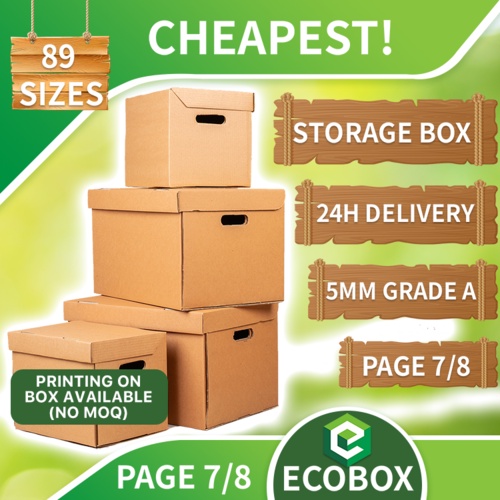 EcoBox-Carton Box Packing Box Packaging Paper Box Kotak Kecil Besar ...