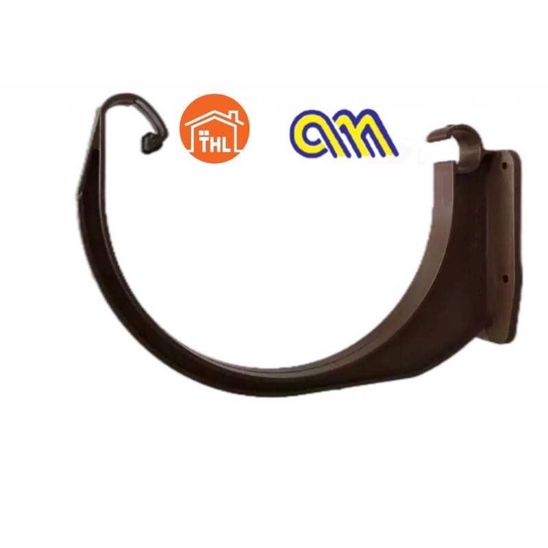 F370 Arensi Marley PVC Gutter Brown Bracket | Shopee Malaysia