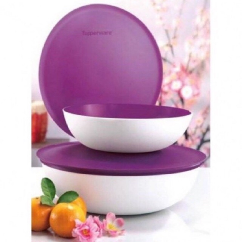 (LIMITED EDITION) Tupperware Allegra Bowl (Purple) | Shopee Malaysia