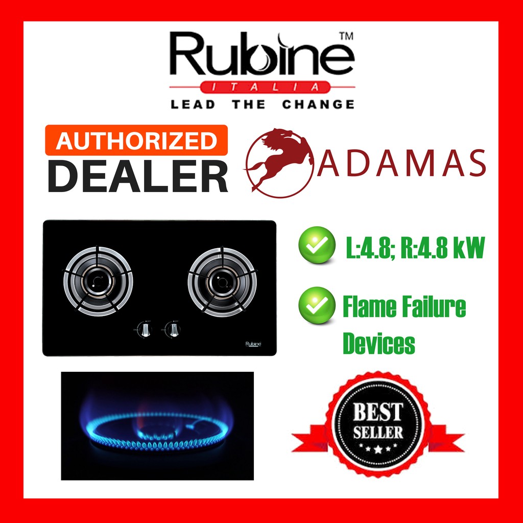 RUBINE RGH-VENOSA 2B 2 BURNER HOB / RUBINE RGH-VENOSA 3B 3 BURNER HOB ...