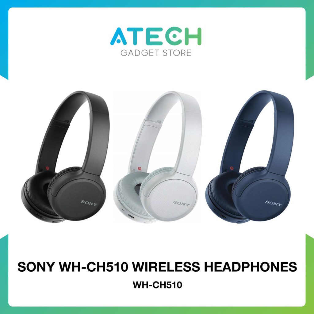 Sony WH-CH510 Bluetooth Wireless Headphone With Microphone - Support ...