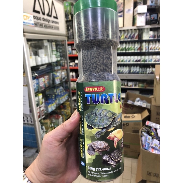 TURTLE FOOD MAKANAN KURA KURA MAKANAN LABI LABI SANYU TURTLE STICKS ...