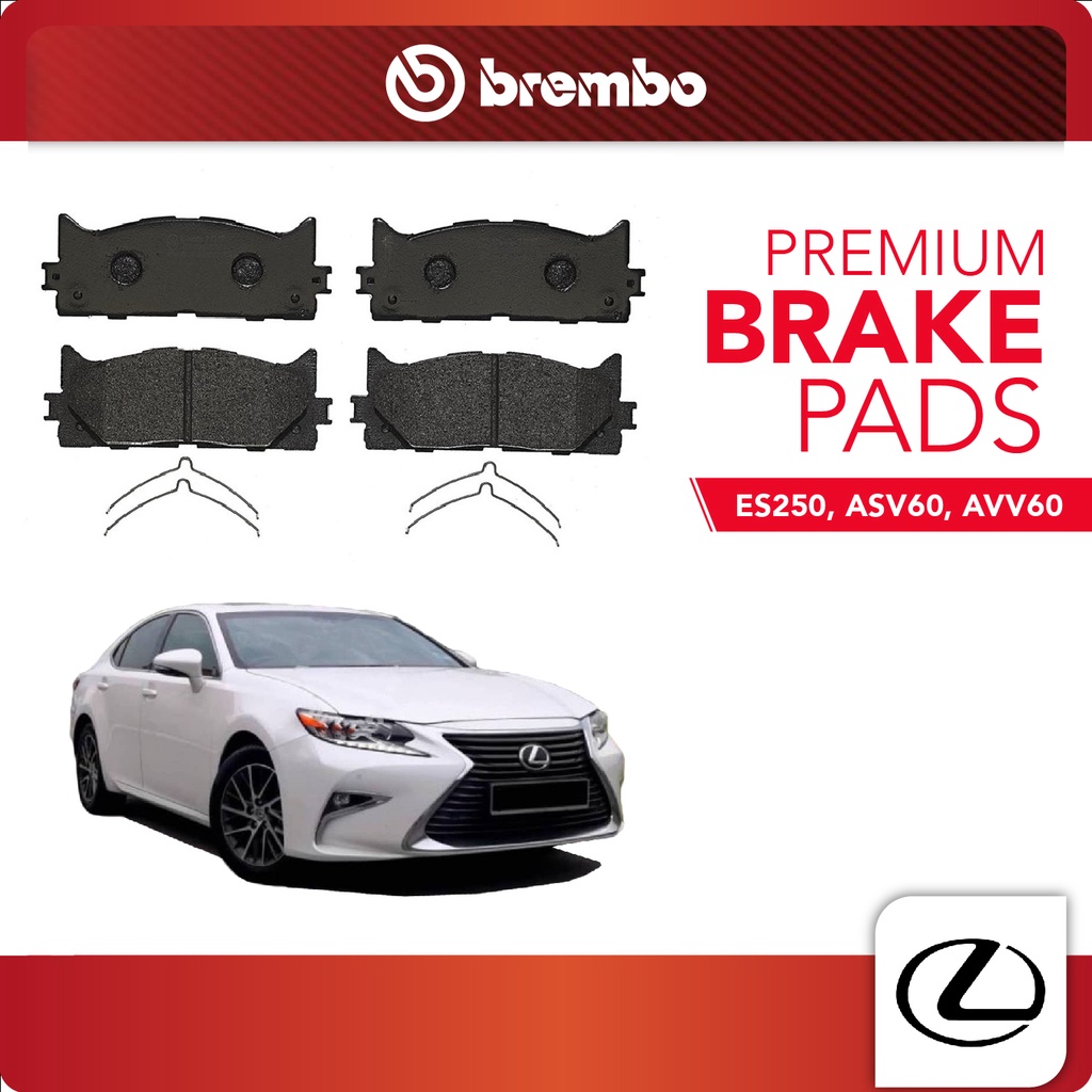 BREMBO Front Pads (1 set) - Compatible with Lexus ES250 ASV60, AVV60 ...
