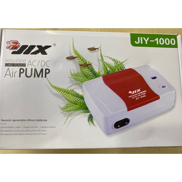 Jix Intelligent One Touch AC/DC Air Pump JIY-1000 (2 x 5L/min) | Shopee ...