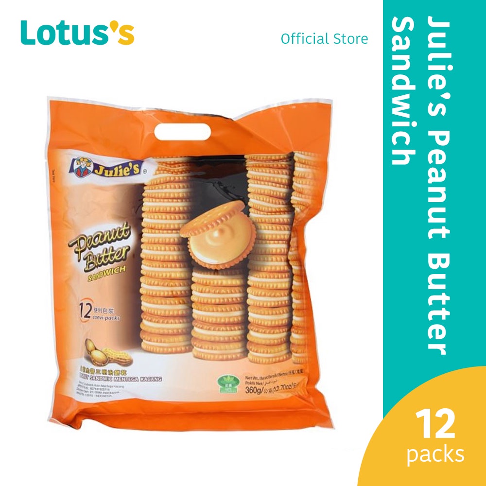 Julie's Peanut Butter Sandwich (360g) | Shopee Malaysia