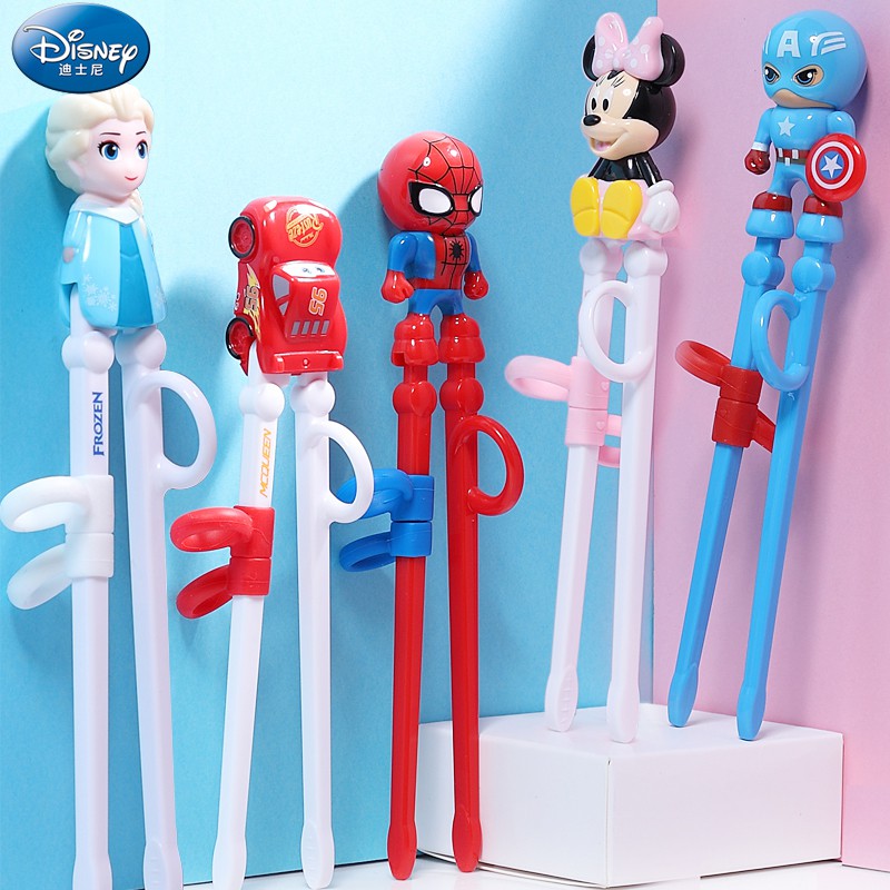 Kids Baby Chopsticks Disney Beginner Learning Training Education ...