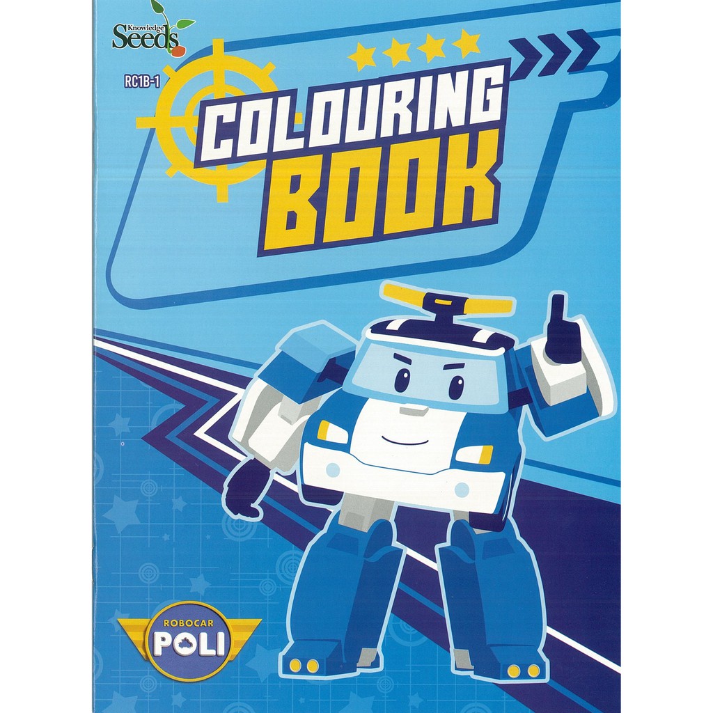 ROBOCAR POLI COLOURING BOOK RC1B - SERIES 1-4 - Kids Coloring Book ...