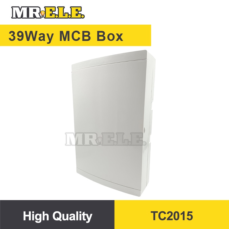 TC (THAM CHEE) SURFACE PVC MCB DB BOX 39WAY TRANSPARENT COVER CONSUMER UNIT | Shopee Malaysia