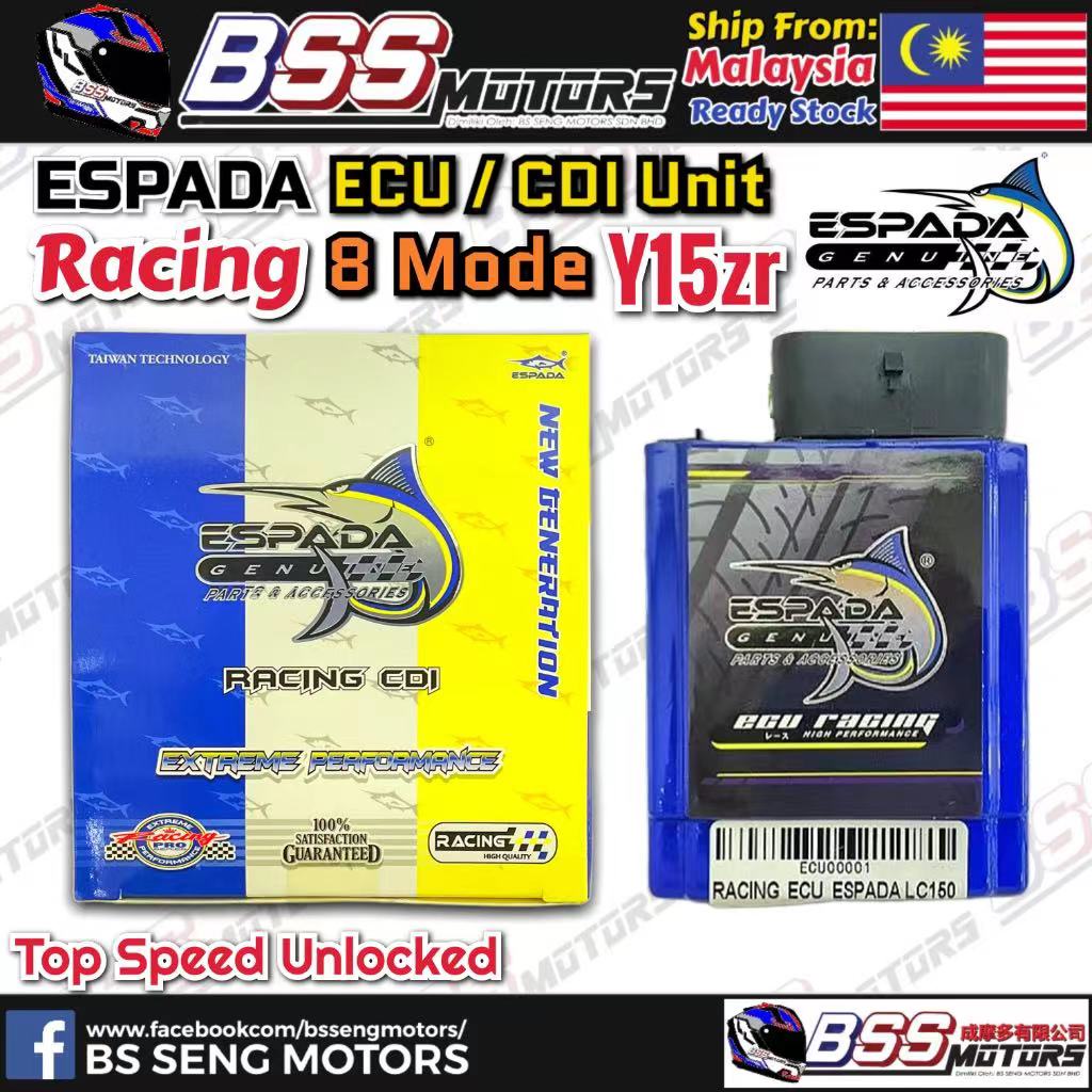 ESPADA Racing CDI ECU Unit S1 Adjustable Yamaha Y15ZR V1 LC135 SRL115Fi ...