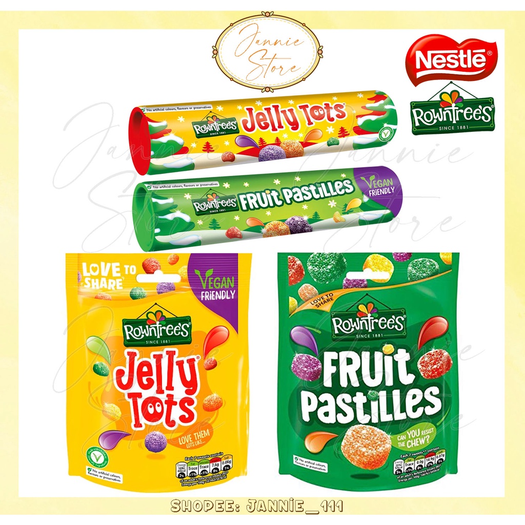 Nestle - Rowntree's Jelly tots /Fruit Pastilles/Fruit Gums Sweets Giant ...