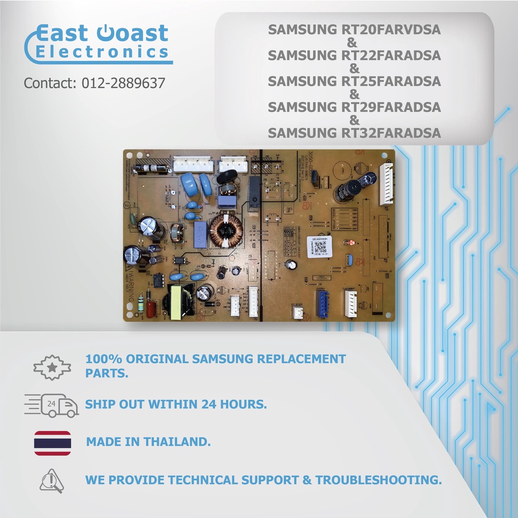 (ORIGINAL) SAMSUNG Refrigerator PCB Main DA92-00736G | Shopee Malaysia