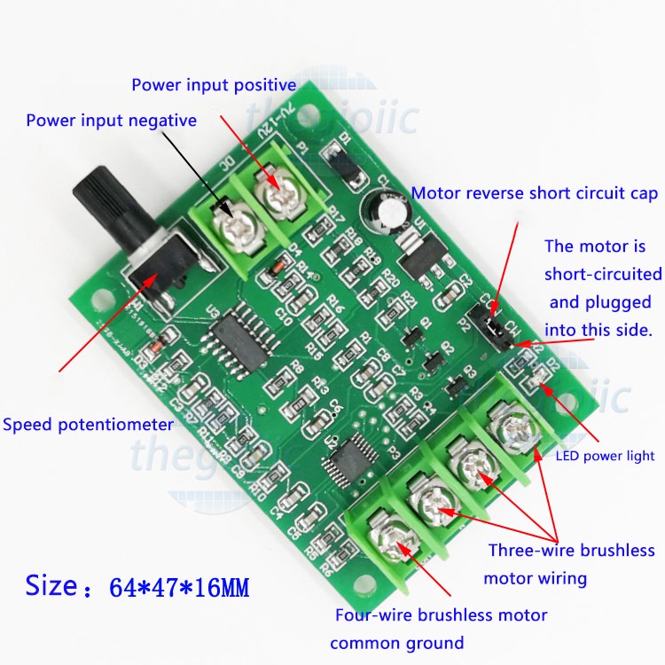 5-12v 30W Brushless Motor Control Circuit | Shopee Malaysia