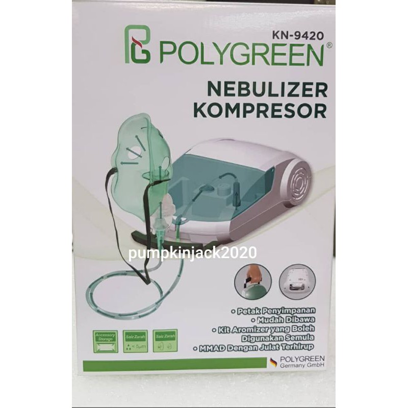 Polygreen Compressor Nebulizer (Model:KN-9420) | Shopee Malaysia