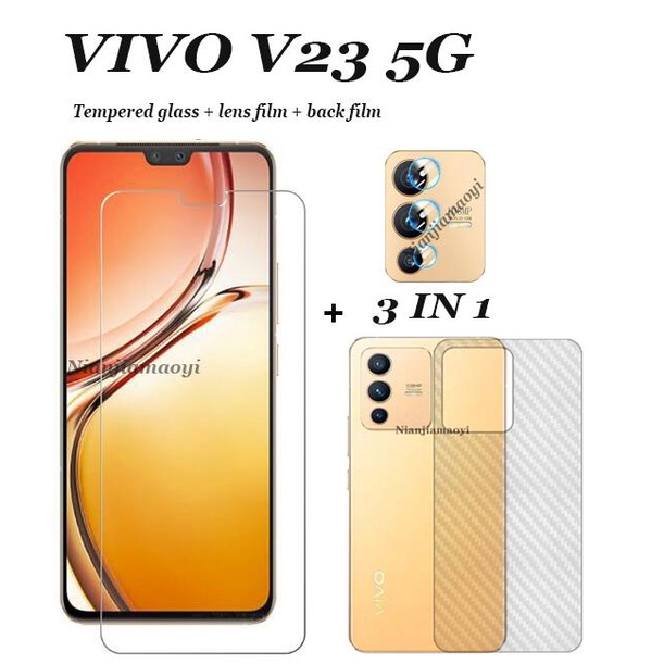 (3in1|)vivo V23 5G V23E V20 V20PRO V21E V25 5G V25e transparent ...