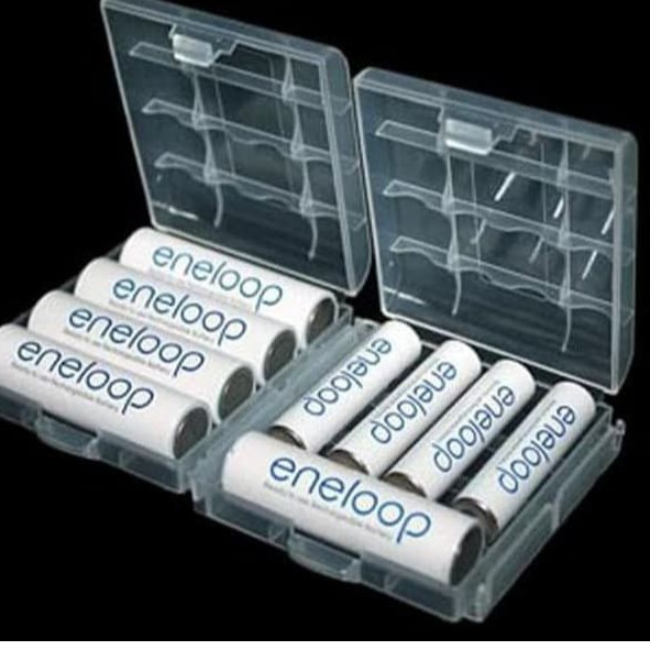 AA AAA Batteries Protective Storage Case Keeper Organiser (keep 2xAAA ...