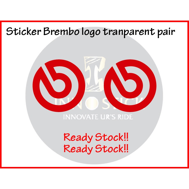 Sticker Brembo logo Design sticker decorate motor | Shopee Malaysia