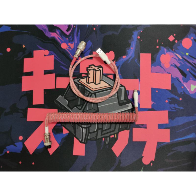 RED Custom Coiled Cable for Mechanical Keyboard | Shopee Malaysia
